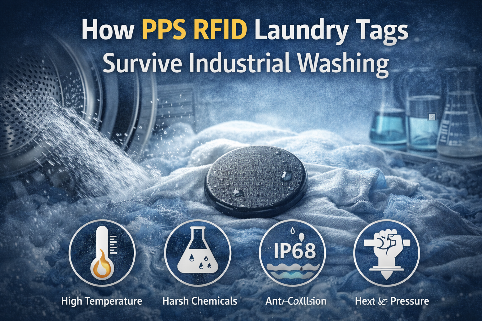 How PPS RFID Laundry Tags Survive Industrial Washing - XIUCHENG RFID